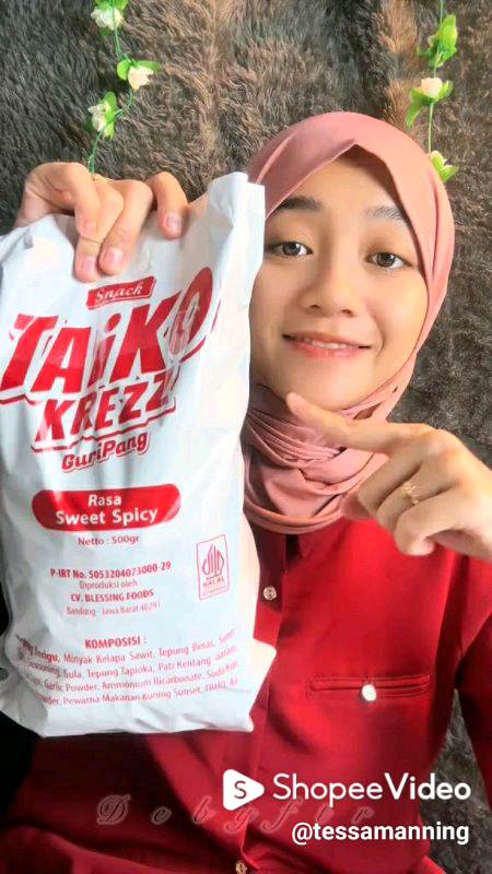 Snack Taiko krezz guripang#snacktaikokrezzenak | Shopee Video Indonesia